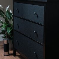 D-C-Fix Sticky Back Plastic Vinyl Black Glitter | Wallpaper Shop