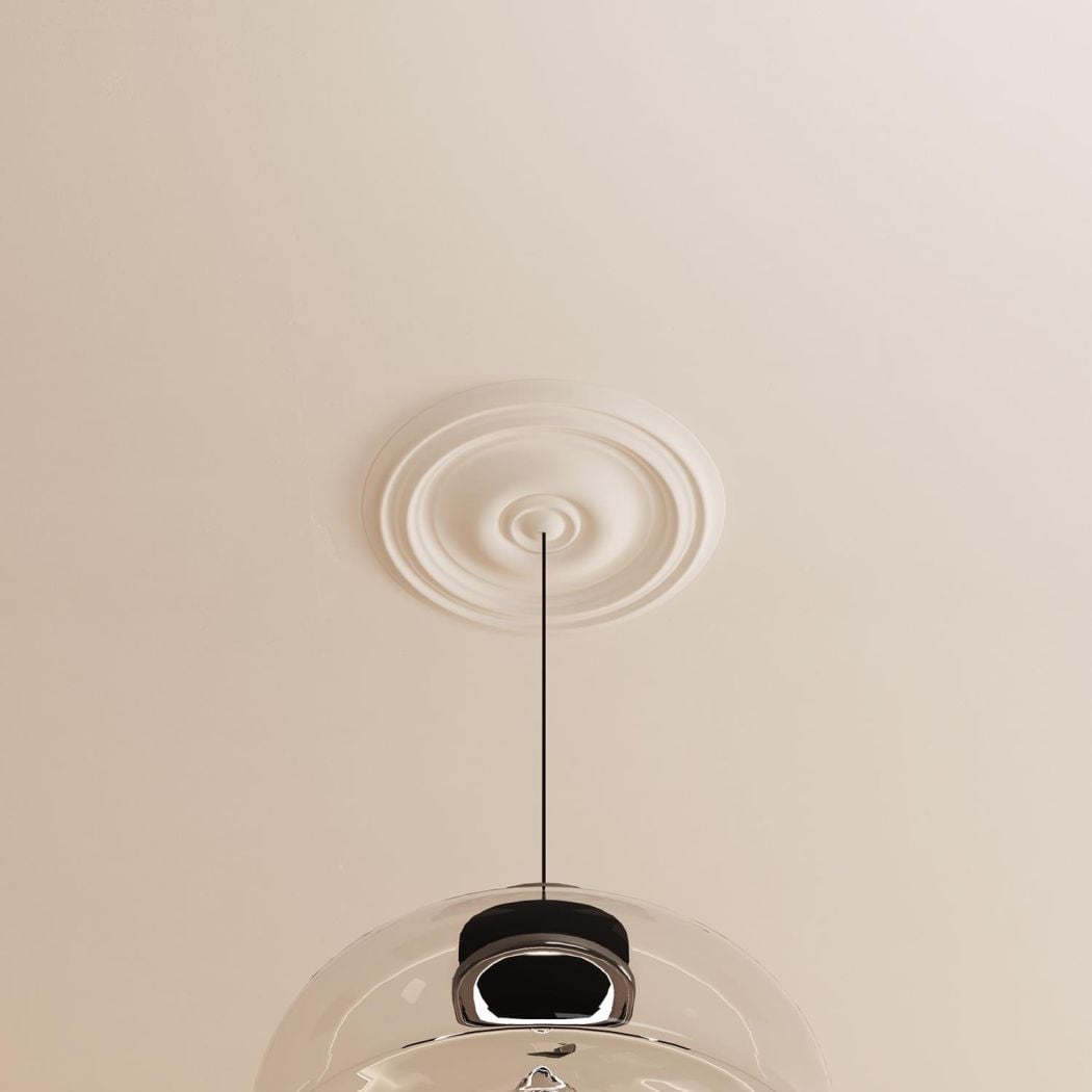 Decoflair Plain Rim Ceiling Rose Mold 40cm | Wallpaper Shop