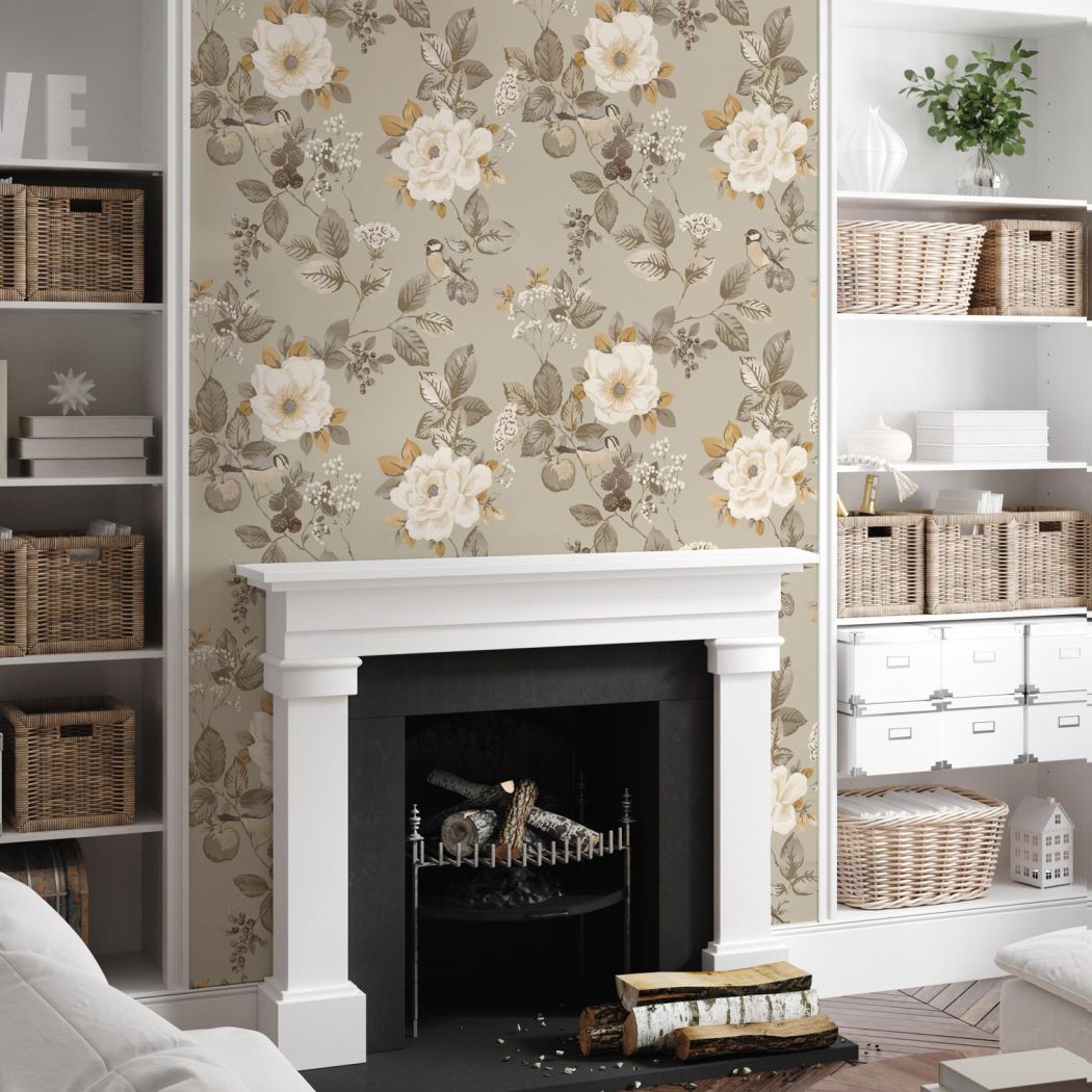 Belgravia Decor Bramble Floral Wallpaper | Wallpaper Shop