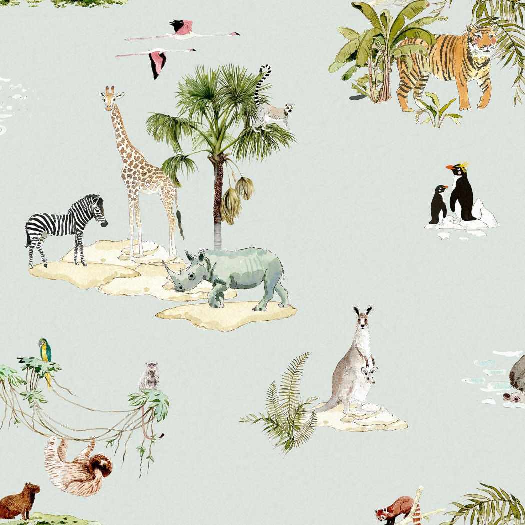 Sophie Allport Animals of the World Wallpaper | Wallpaper Shop