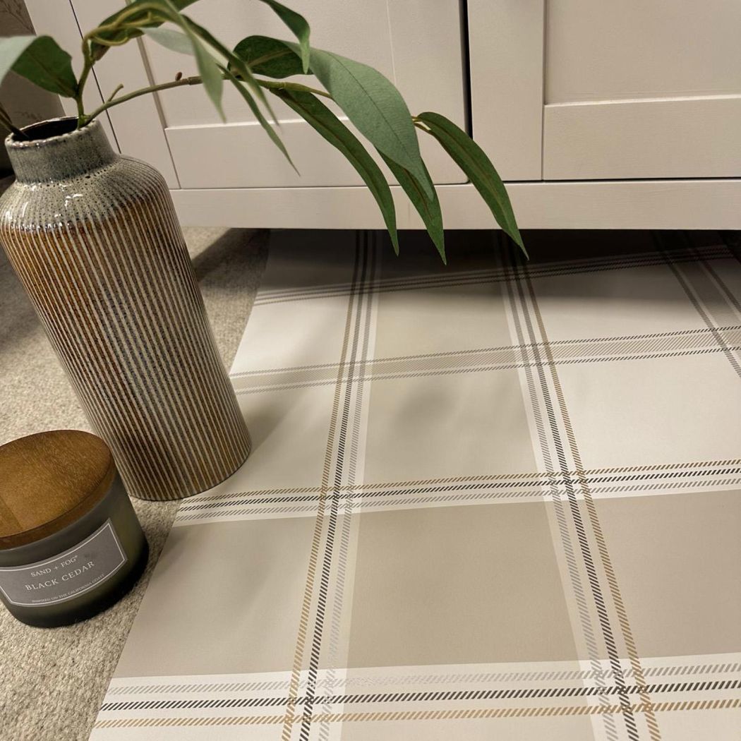 Belgravia Decor Bramble Tartan Check Wallpaper | Wallpaper Shop