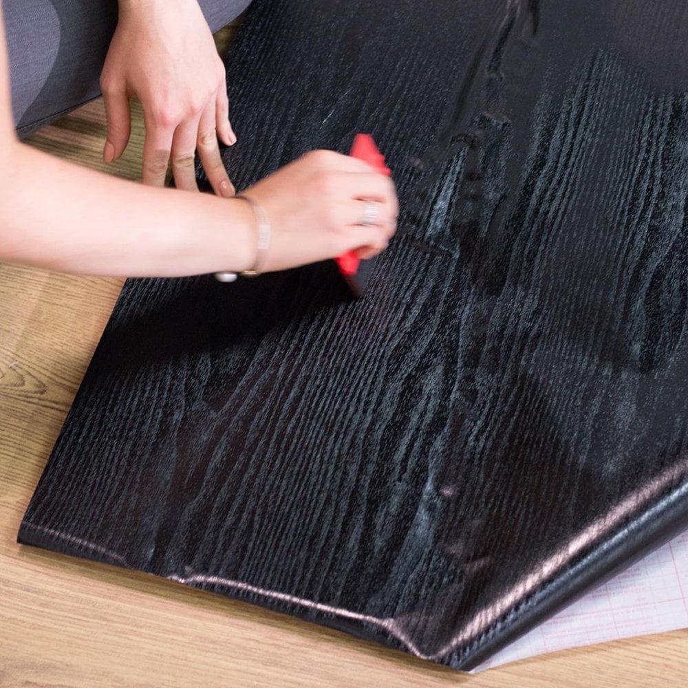 D-C-Fix Sticky Back Plastic Vinyl Black Wood Effect | Wallpaper Shop