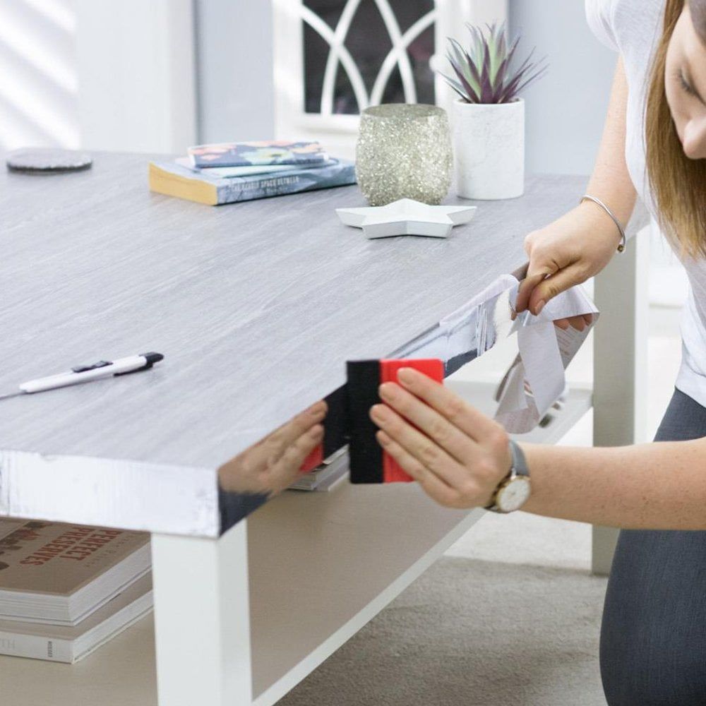 D-C-Fix Sticky Back Plastic Vinyl Gloss Effect Silver | Wallpaper Shop