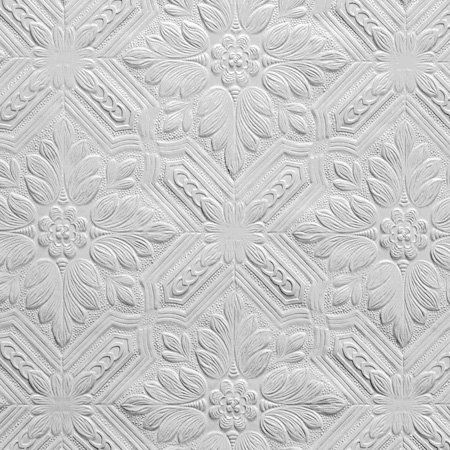 Anaglypta Paintable Howard Flower Wallpaper White
