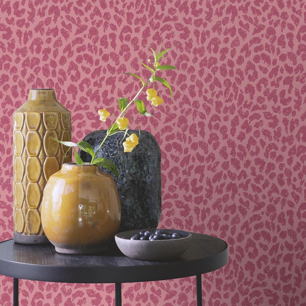 Rasch Trendy Leopard Print Wallpaper | Wallpaper Shop