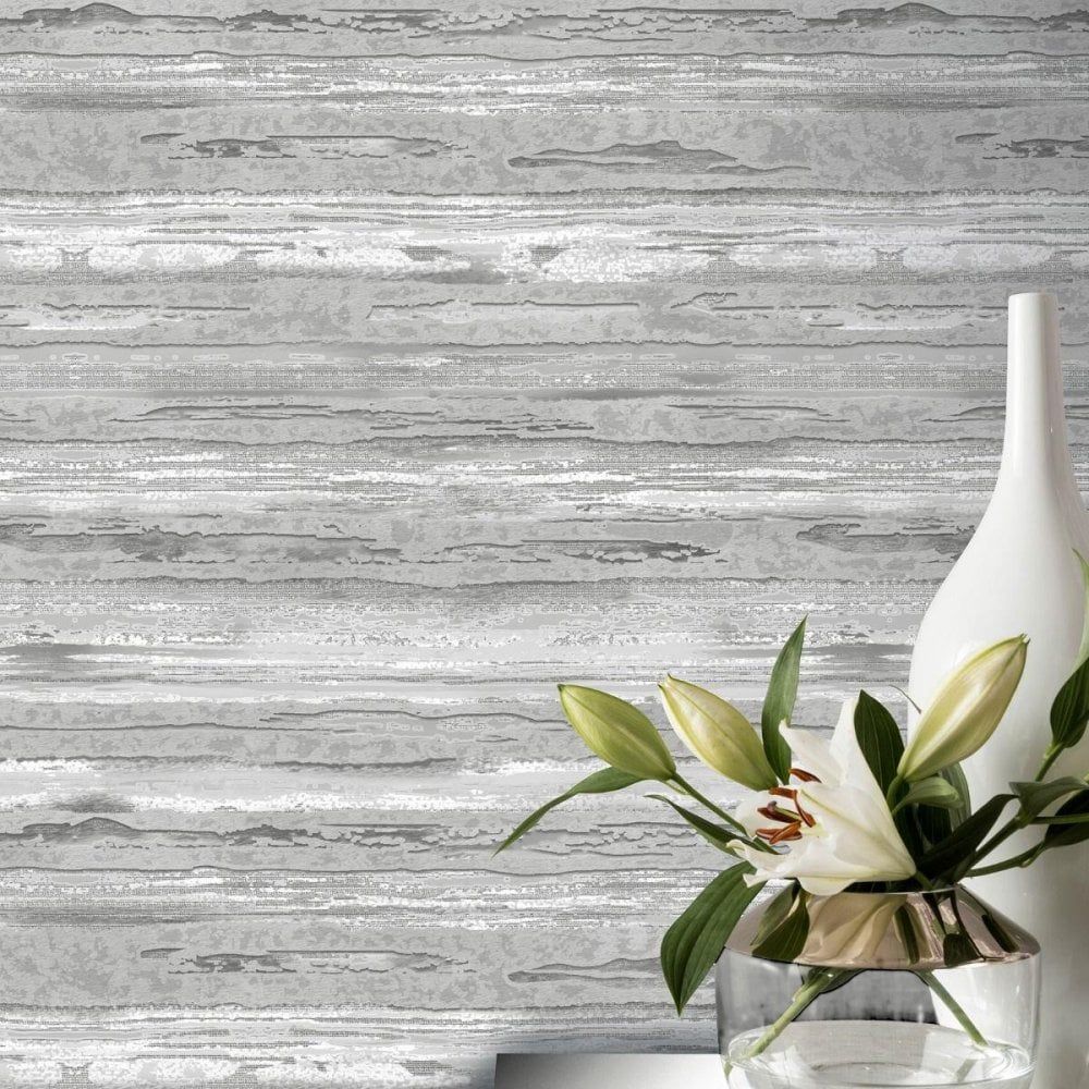 Arthouse Sahara Texture Wallpaper Pewter Grey 297702