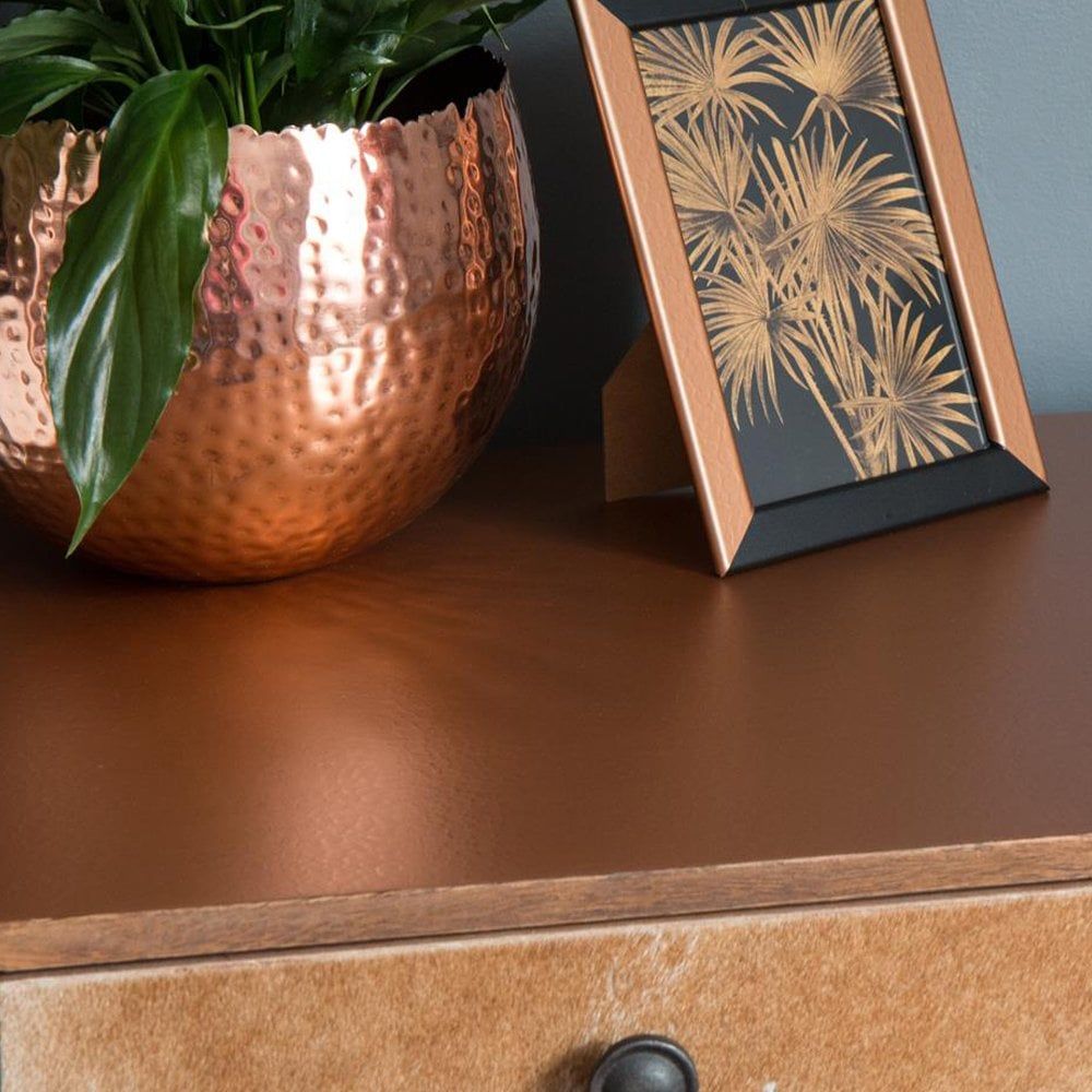 D-C-Fix Sticky Back Plastic Vinyl Hammered Copper | Wallpaper Shop