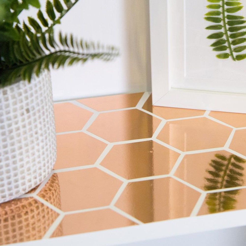 D-C-Fix Sticky Back Plastic Vinyl Gloss Effect Rose Gold | Wallpaper Shop