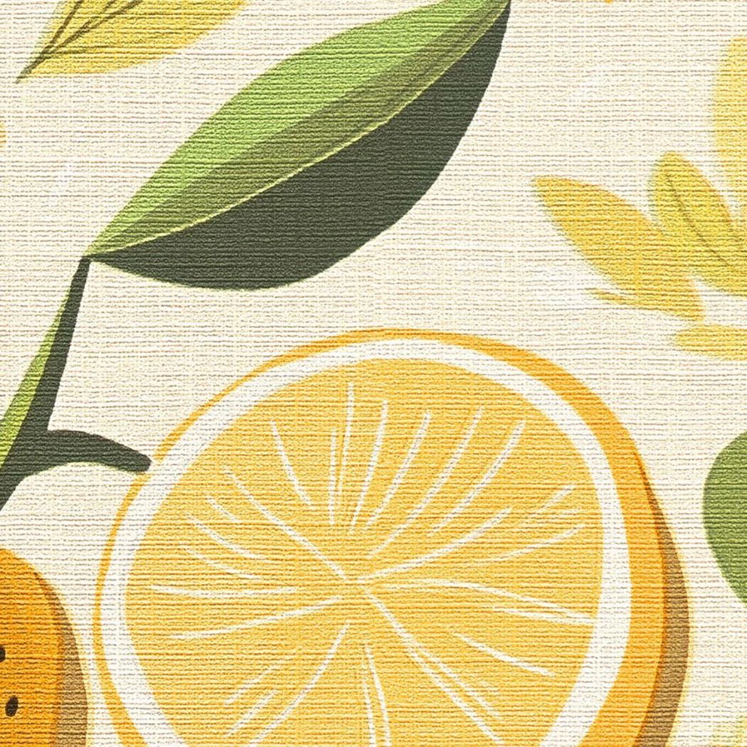 AS Creation Fruity Lemons Wallpaper Yellow Sage | Wallpaper Shop