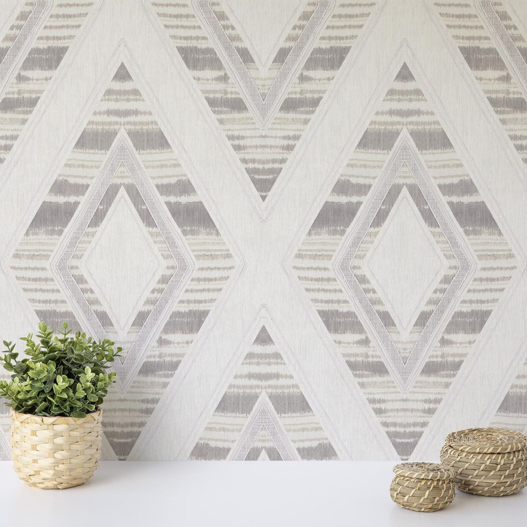 Wallquest Geometric Diamond Ombre Wallpaper | Wallpaper Shop