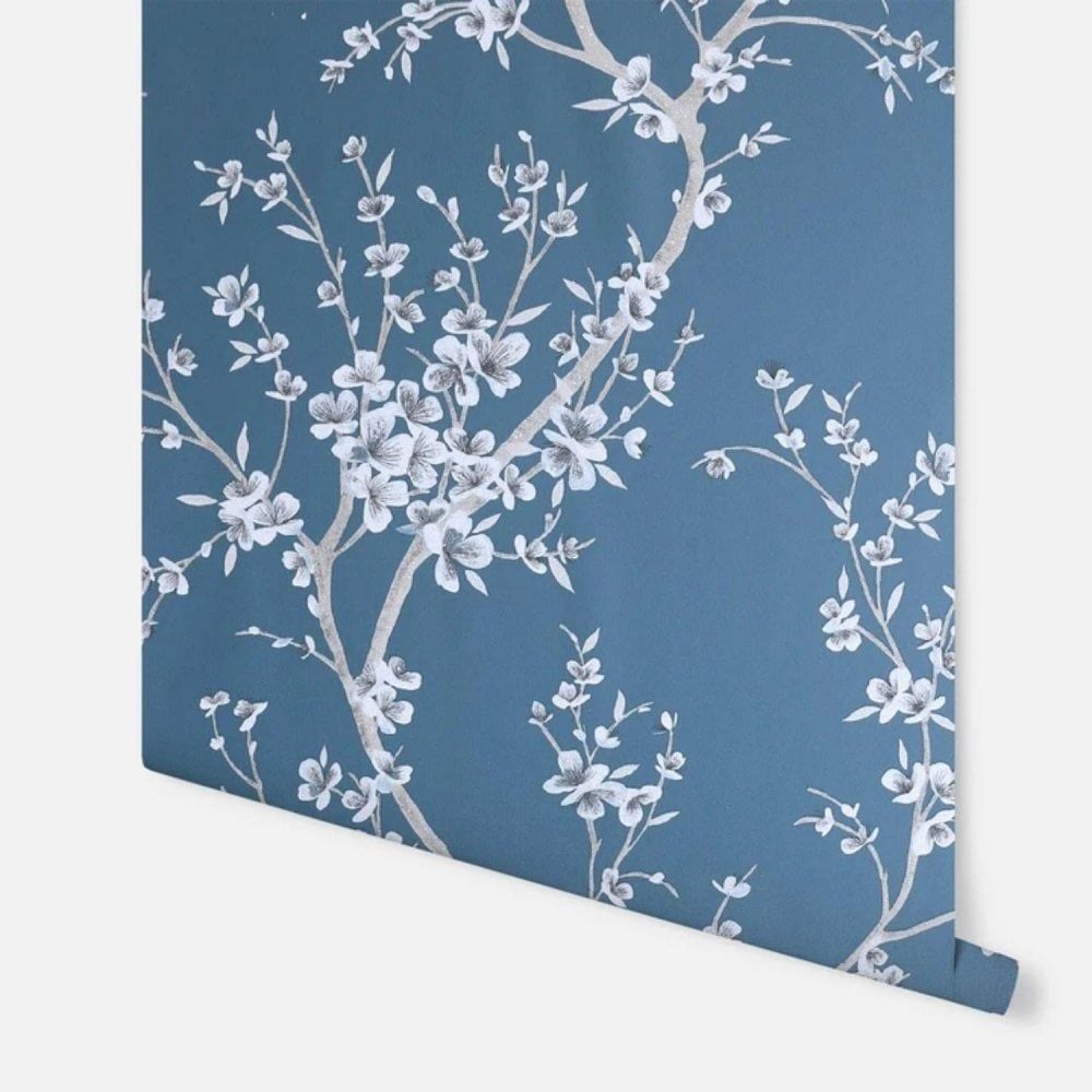 Arthouse Oriental Trail Tree Wallpaper Teal WL-692805
