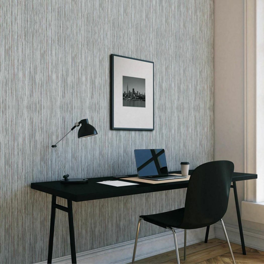 Muriva Bryce Texture Bronze Silver Wallpaper | Wallpaper Shop