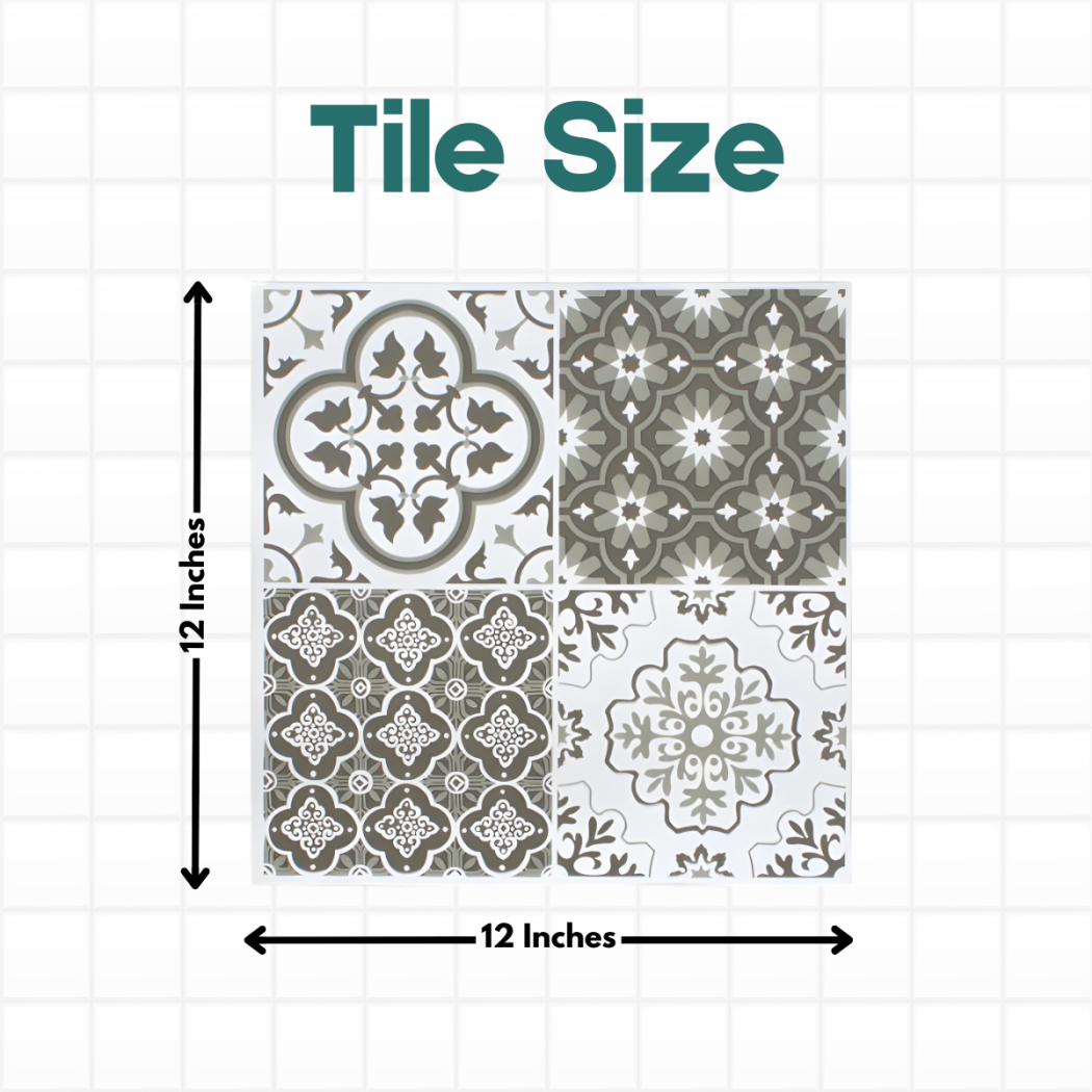 YöL Olive Sage Green And White Moroccan Mosaic Design | Wallpaper Shop