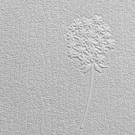 Anaglypta Paintable Dandelion Blush Flower Wallpaper White