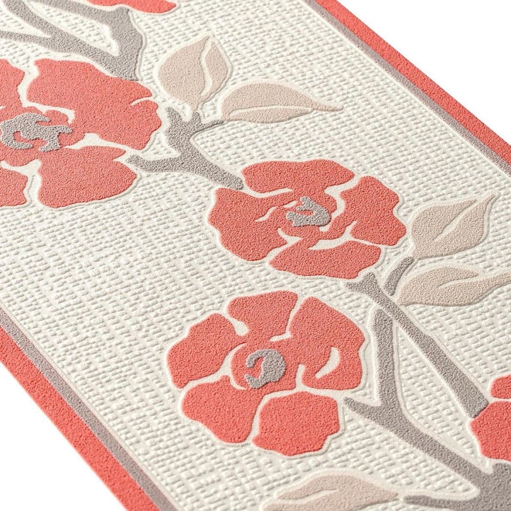 AS Creation Orange Textured Wallpaper Border | Wallpaper Shop