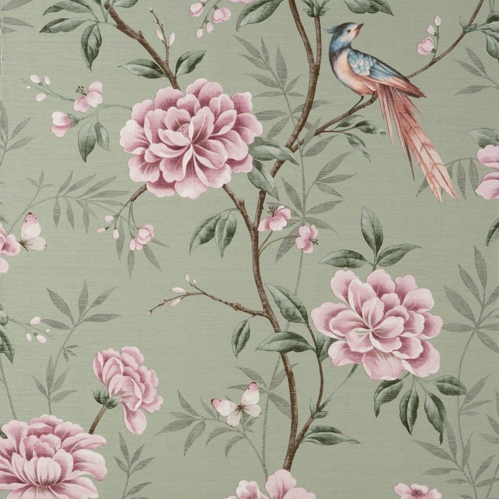 Akina Floral Wallpaper | Wallpaper Shop