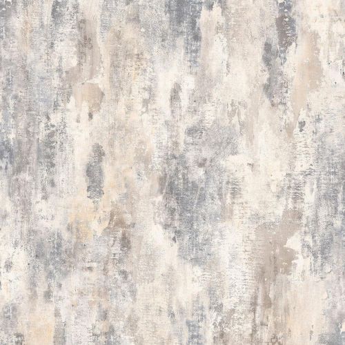 Jungle Fever Concrete Industrial Wallpaper Red