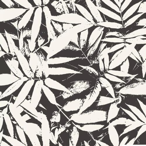 Arthouse Pirian Leaf Mono Wallpaper | Wallpaper Shop