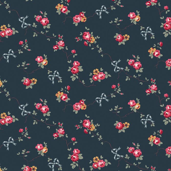 Cath Kidston Rose & Bows Wallpaper | Wallpaper Shop